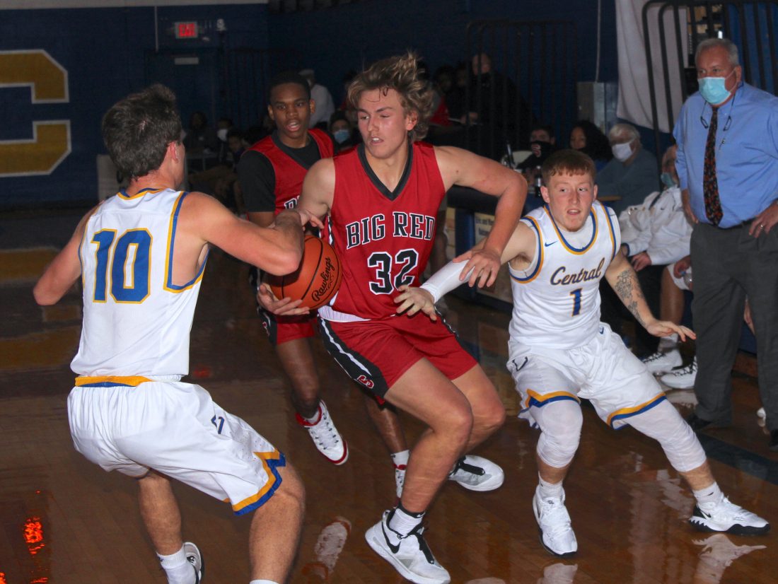 Big Red boys basketball team too much for Catholic Central | News ...